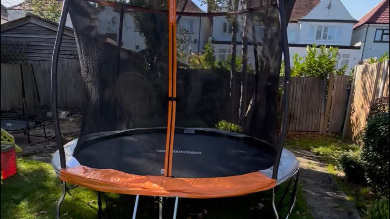 How to build a 10ft trampoline - YouTube