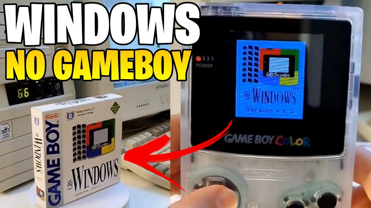 GAMEBOY COLOR COM WINDOWS ISSO É INSANO! - YouTube