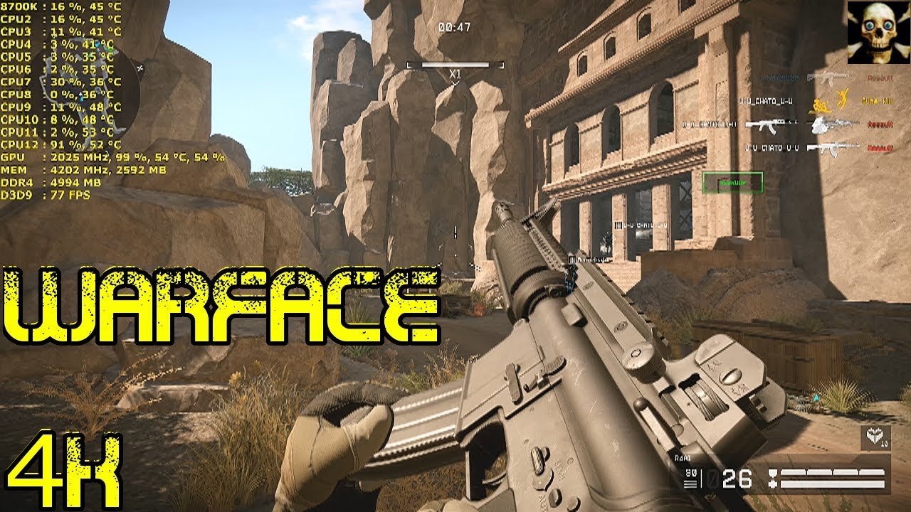 Warface Crytek PC Gameplay Gtx 1070 Ti 4K UltraHD 8700K - YouTube