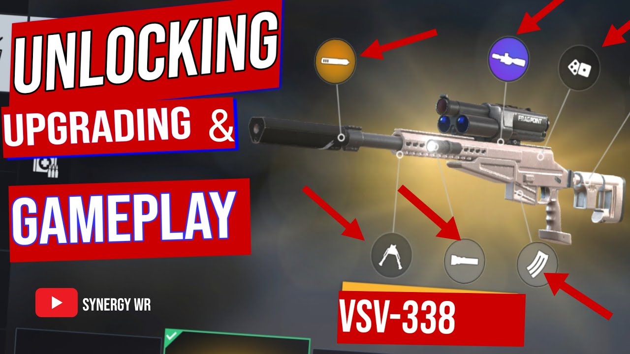 AWP Mode - Unlocking and Upgrading VSV-338 Sniper Rifle and Destroying ...