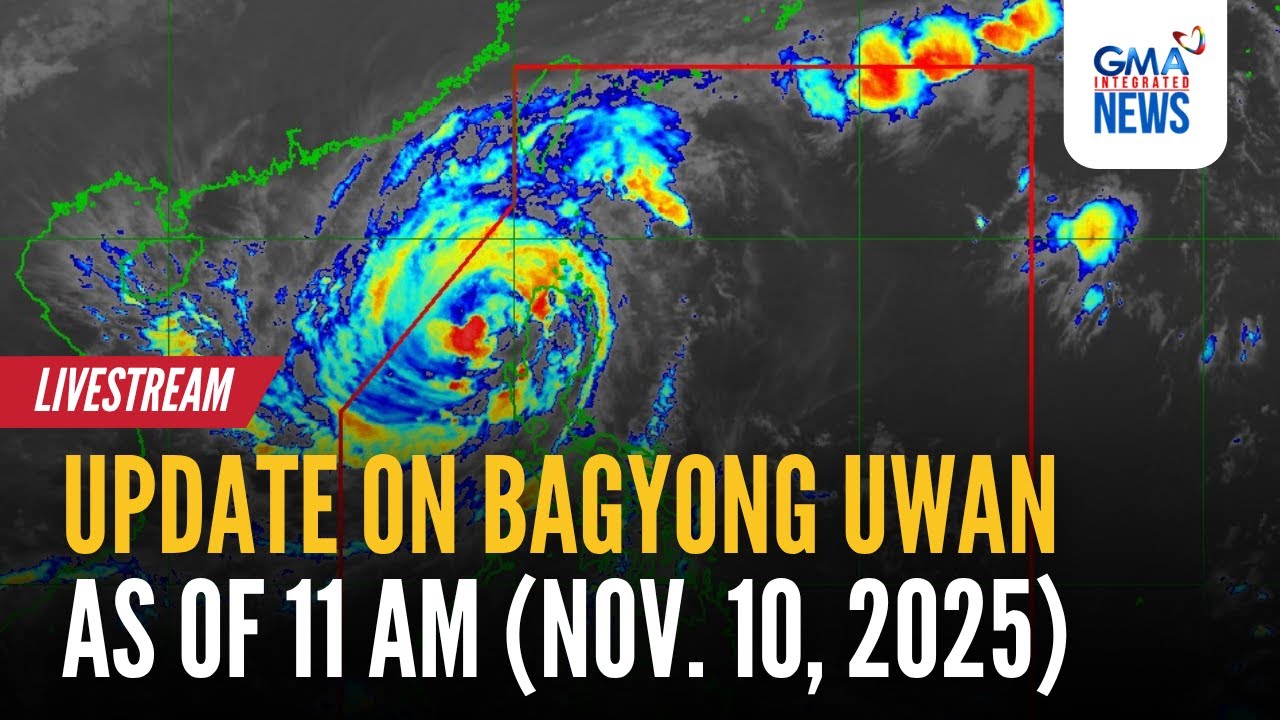 LIVE - Update on Bagyong Uwan as of 11 AM (Nov. 10, 2025) - Replay ...