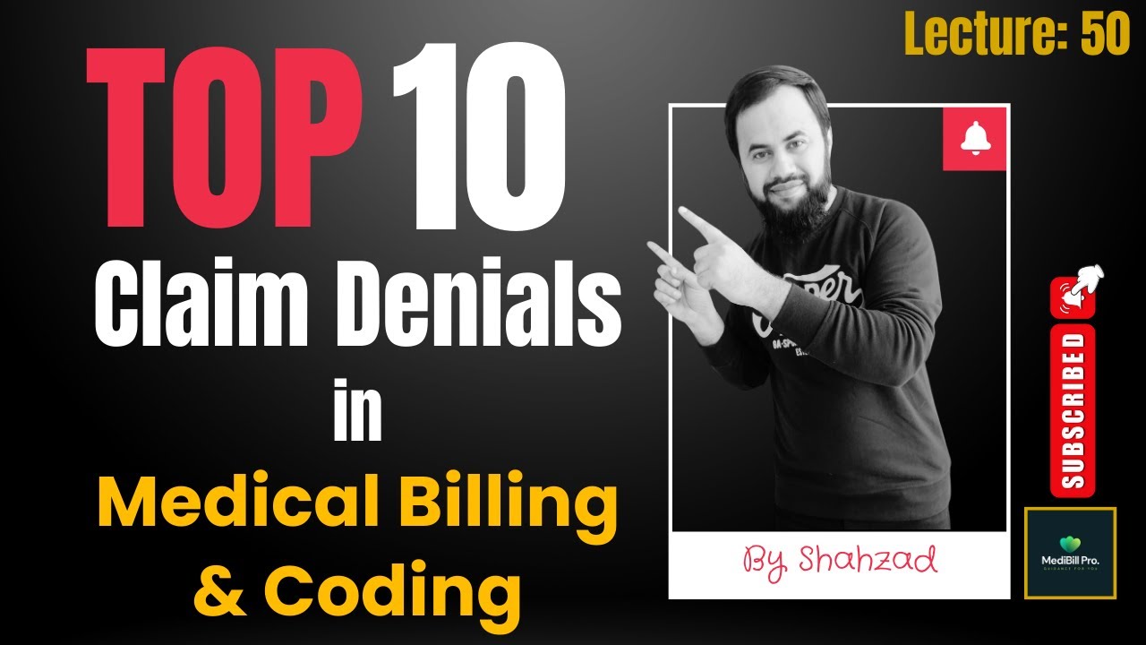 Top 10 Medical Billing & Coding Claim Denials 2024 | Solution ...