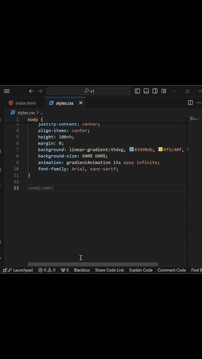 Amazing Css Styles 🔥 Animated Backgroumd Gradient Asmr Coding Cssframework Programming