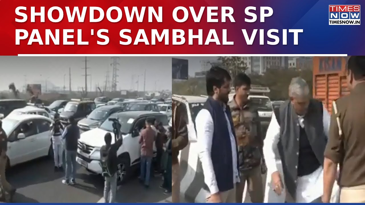 Showdown Over SP Panel's Sambhal Visit: Police Prevent SP Leaders from ...