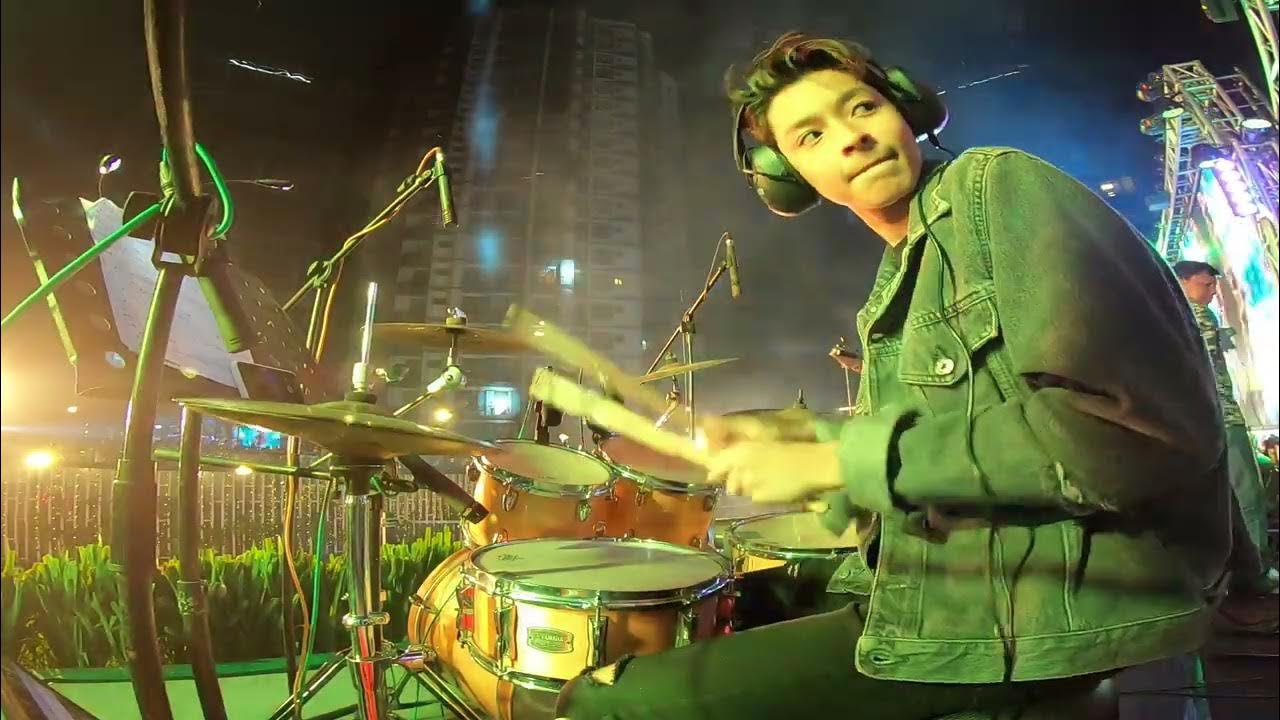 Gal bal Gal bal - Ni Ni Khin Zaw ( Live Drum Cam ) 2019 New Year Countdown - YouTube