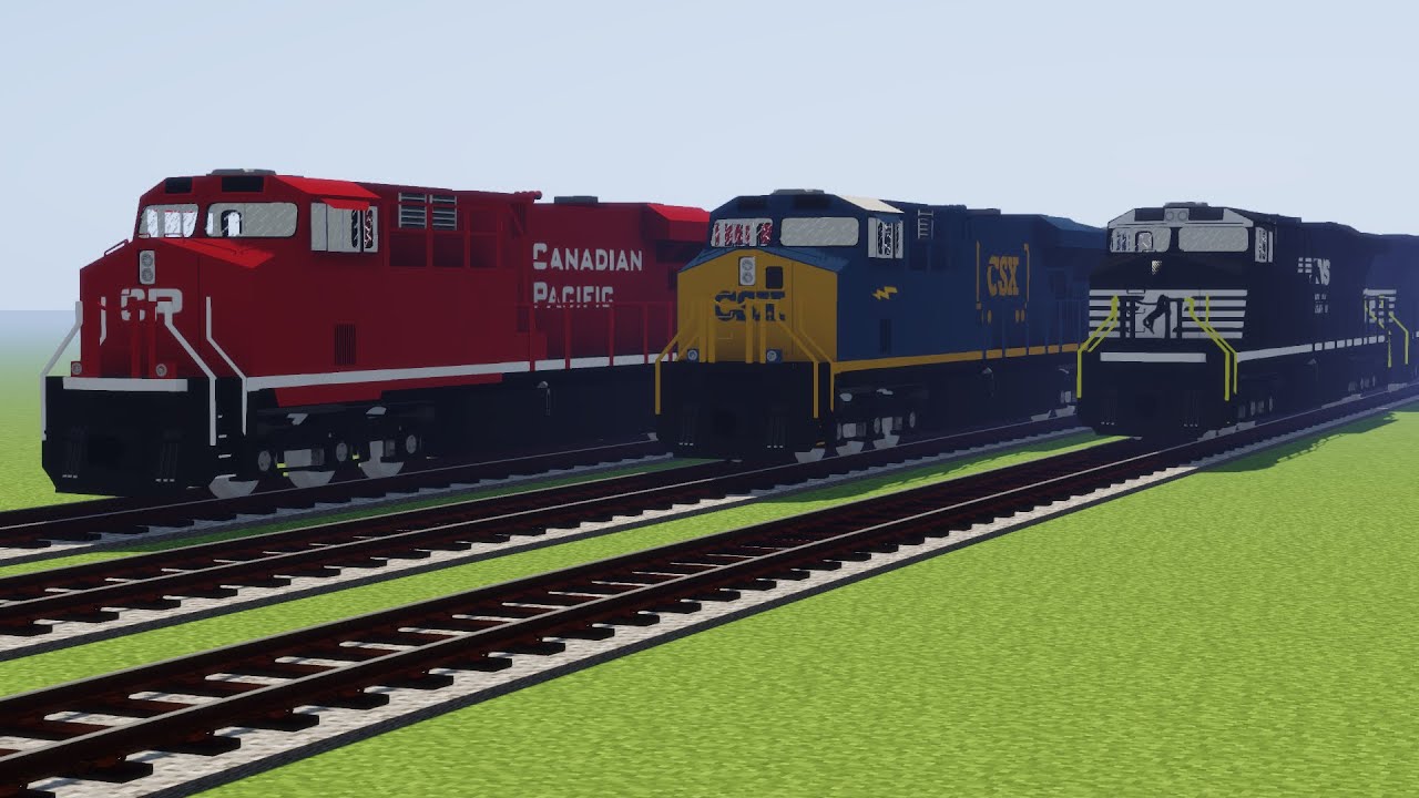 Railfanning In Minecraft 2 - Immersive Railroading - YouTube