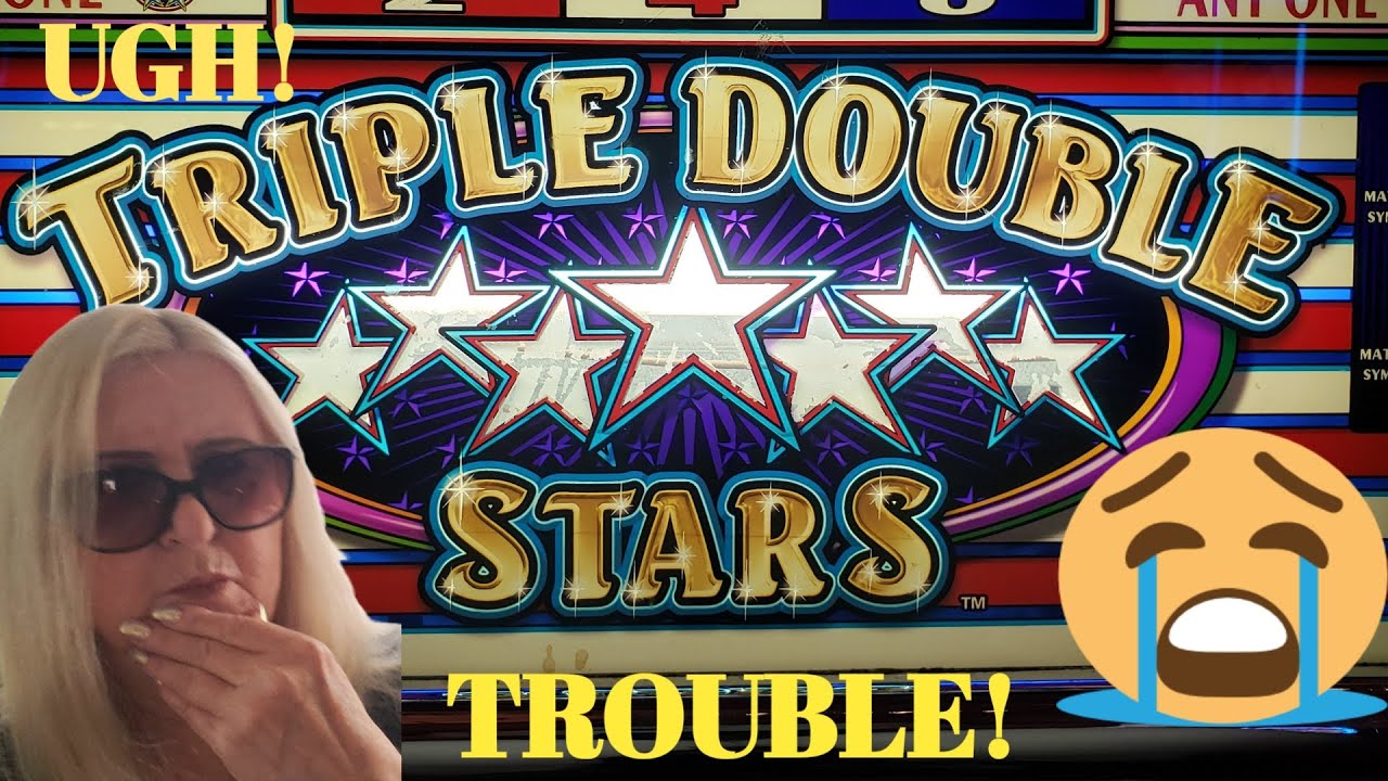 Triple Double TROUBLE! on Triple Double Stars 3 reel slot machine at ...