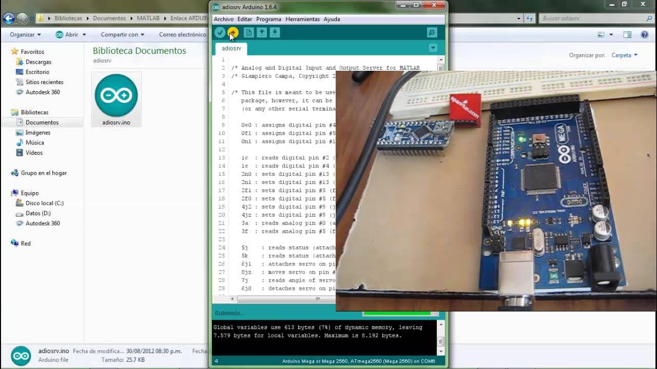 ¿Cómo conectar Arduino y MATLAB? - YouTube