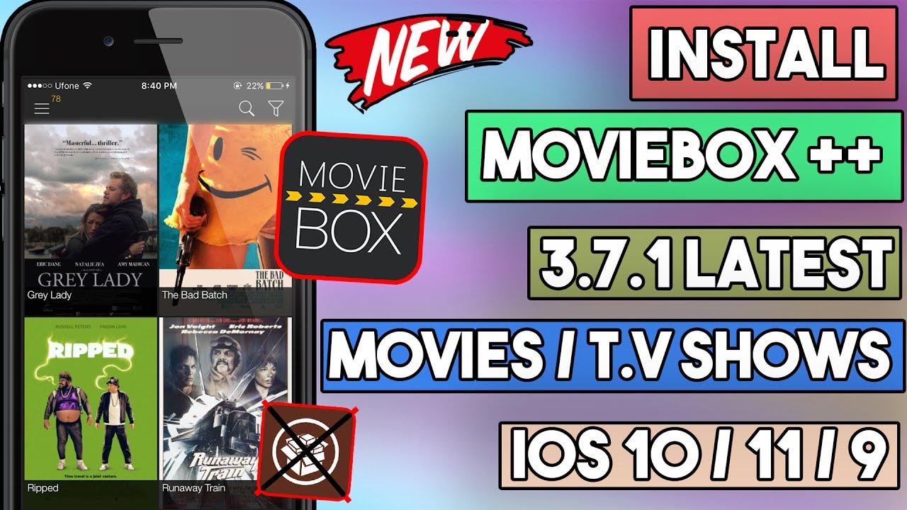 New Install MovieBox++ 3.7.1 /Watch Movies/ T.V Shows Free (NO JB) iOS ...
