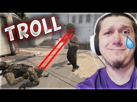 I KILL MERTCAN WITH A GLANCE - TROLL WITH LEGENDARY CHEAT!! CS-GO