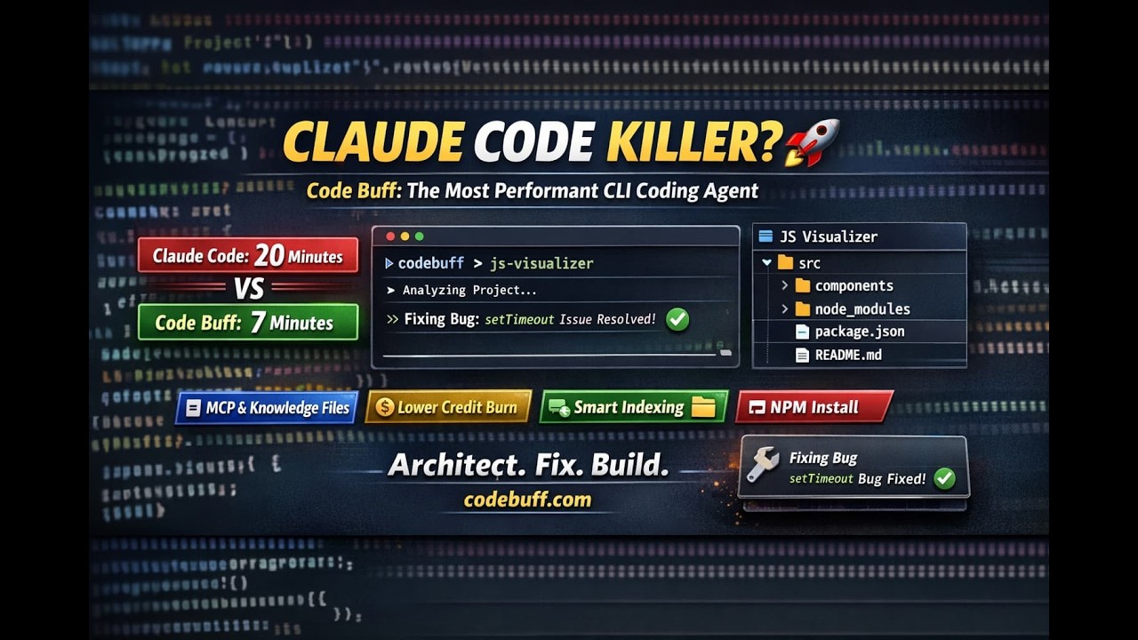 Claude Code Killer? Meet Code Buff: The Fastest AI CLI Coding Agent ...
