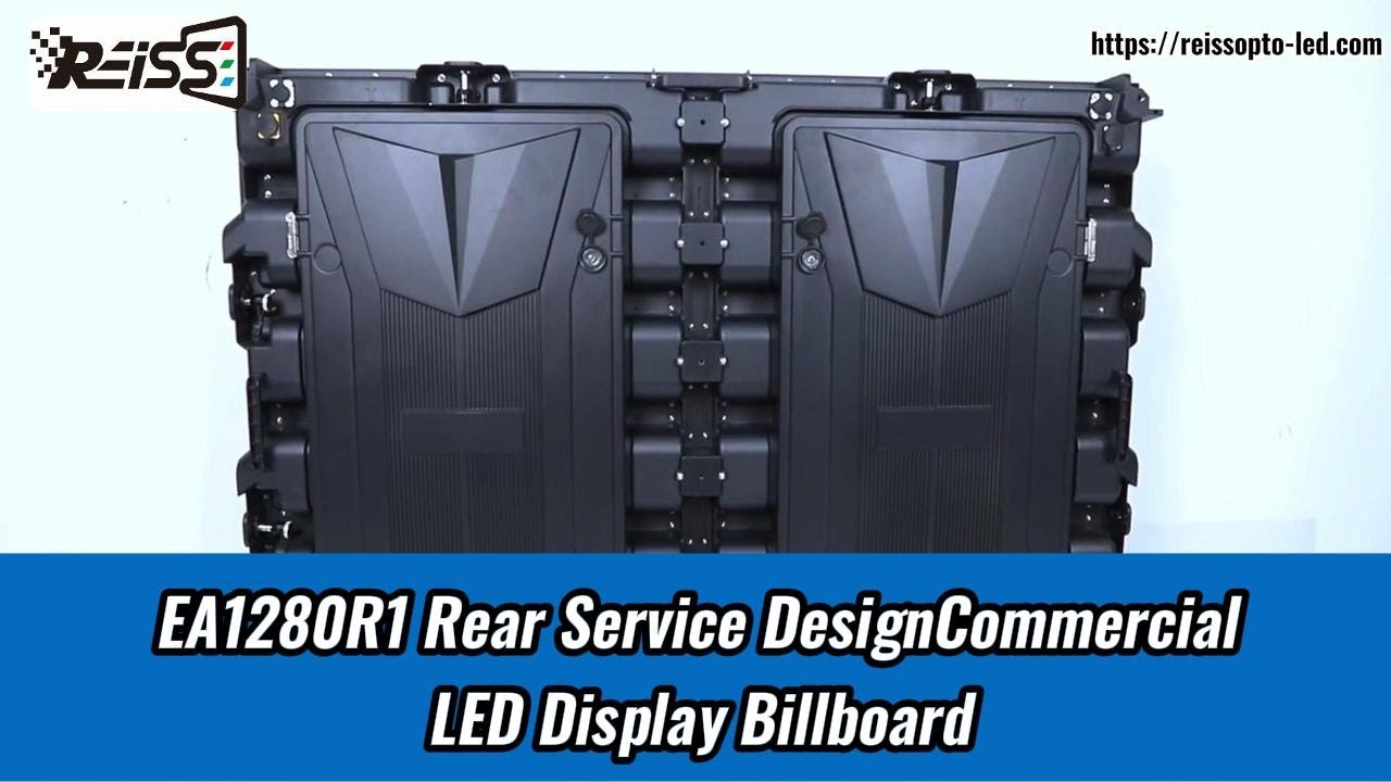EA1280R1 Rear Service DesignCommercial LED Display Billboard - YouTube
