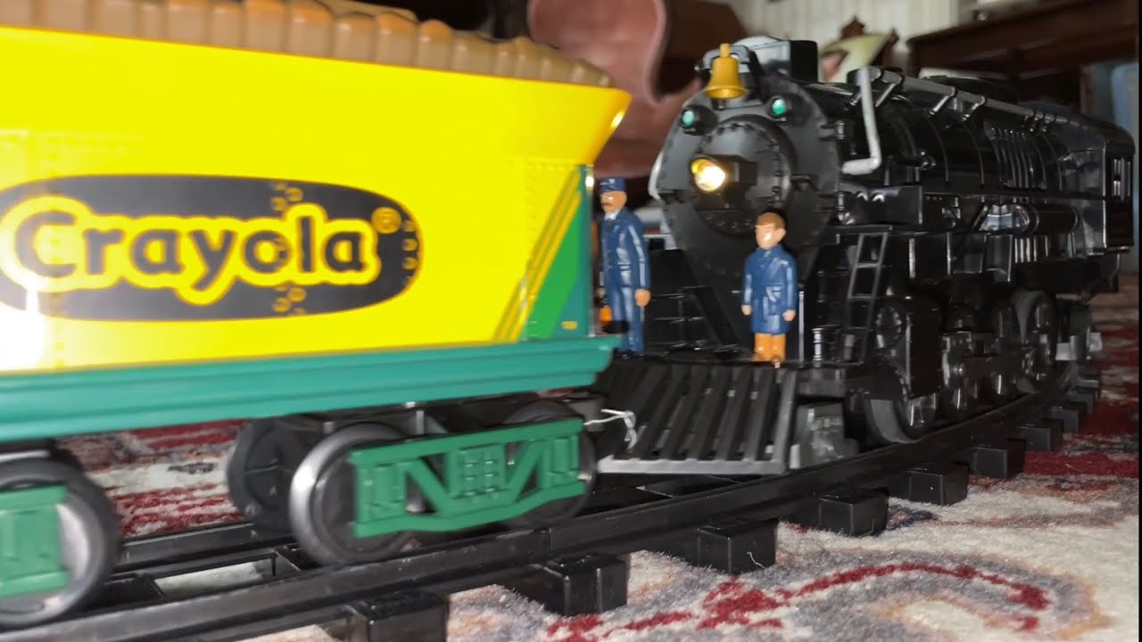The greatest Polar Express crossover ever G scale train ride - YouTube