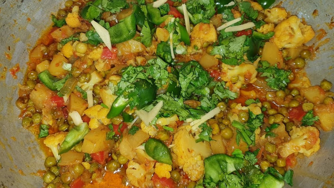 MIX SABZI recipe | how to make a mix sabzi recipe | by Kitchenflix ...