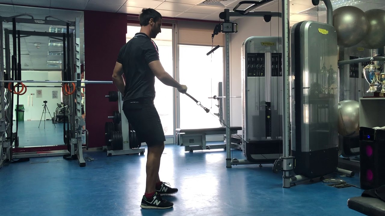 Explosive Rotational Cable Row - Face Forward/two positions - YouTube