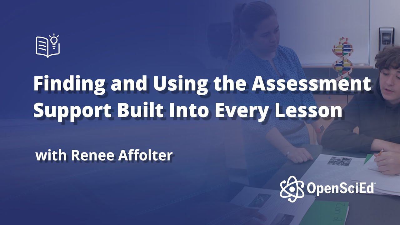 Finding and Using the Assessment Support Built into Every Lesson ...