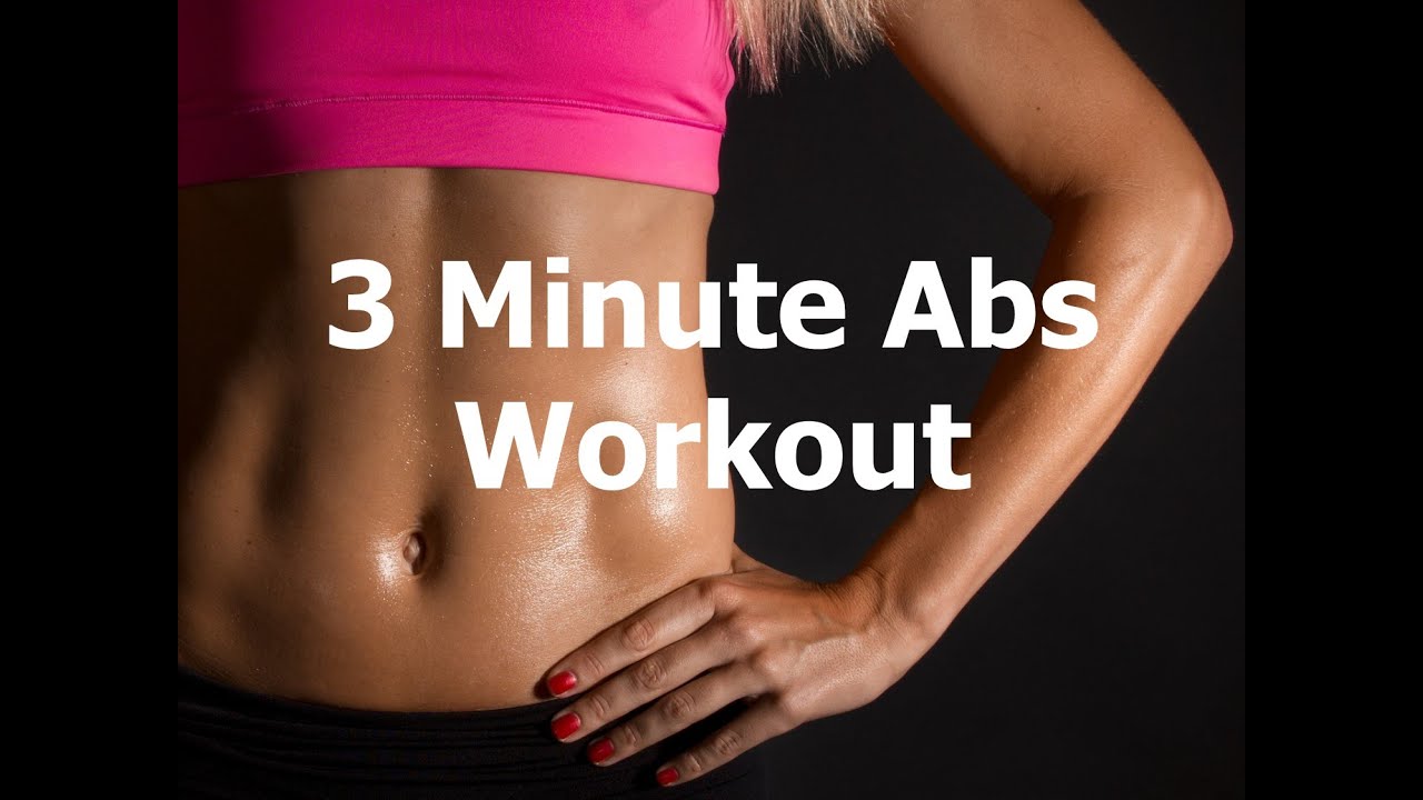 3 Minute Core Workout - YouTube