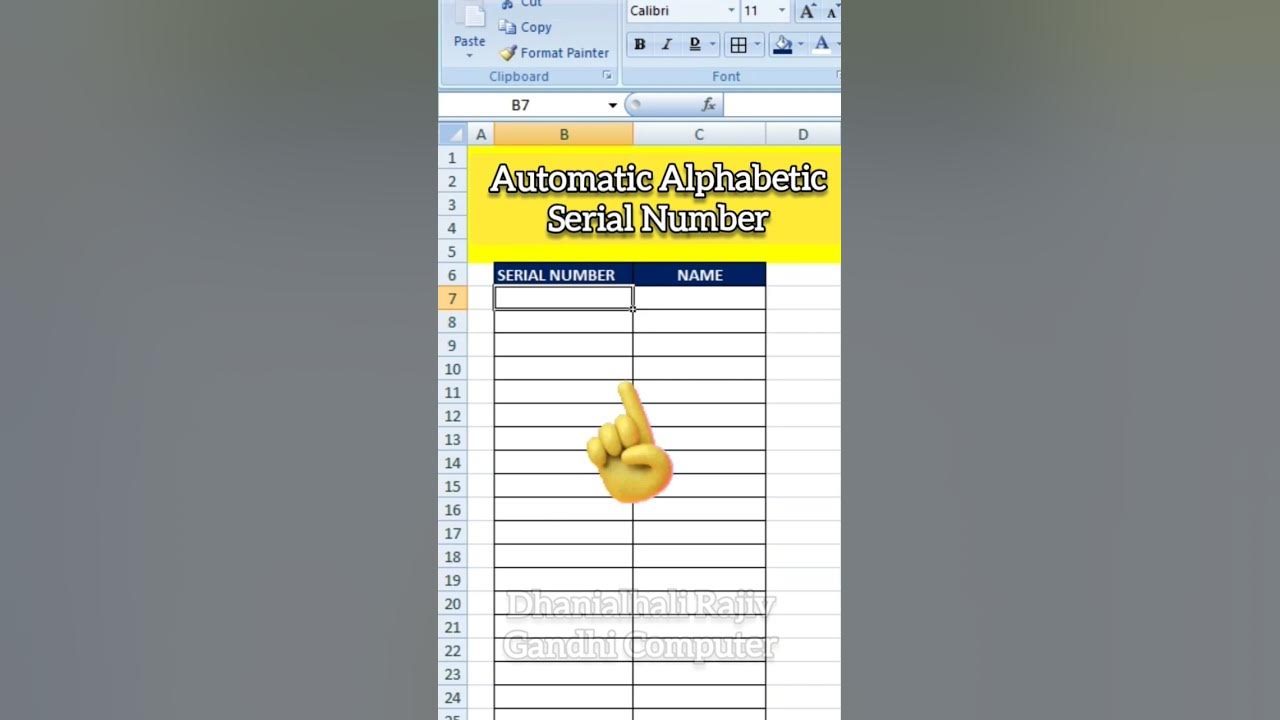 Alphabetical Serial Number In Excel L Excel Tricks 11 Viral Advancexcel Excel Viralfeeds