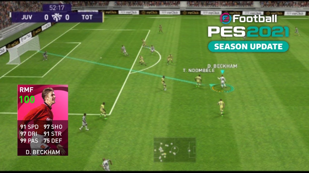 ICONIC DAVID BECKHAM TURN & CURL GOAL PES 2021 MOBILE DAVID BECKHAM ...