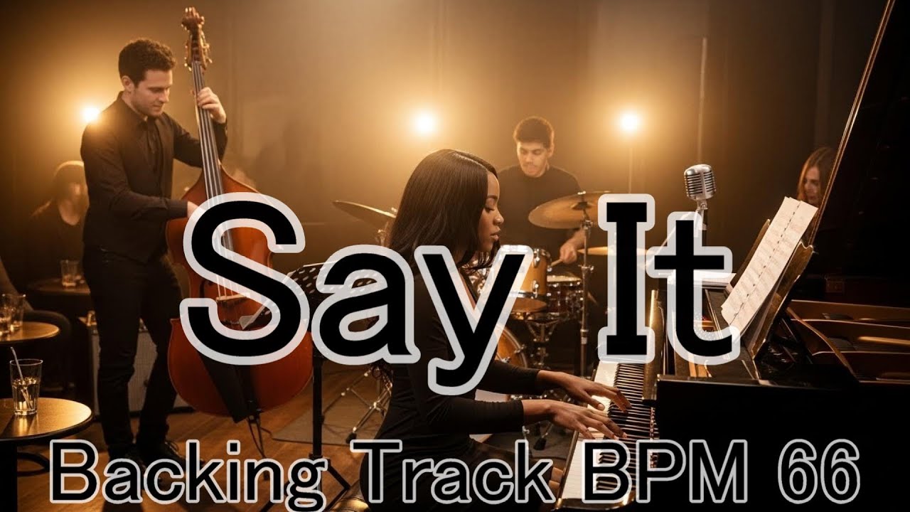 Say It Backing Track BPM 66 - YouTube