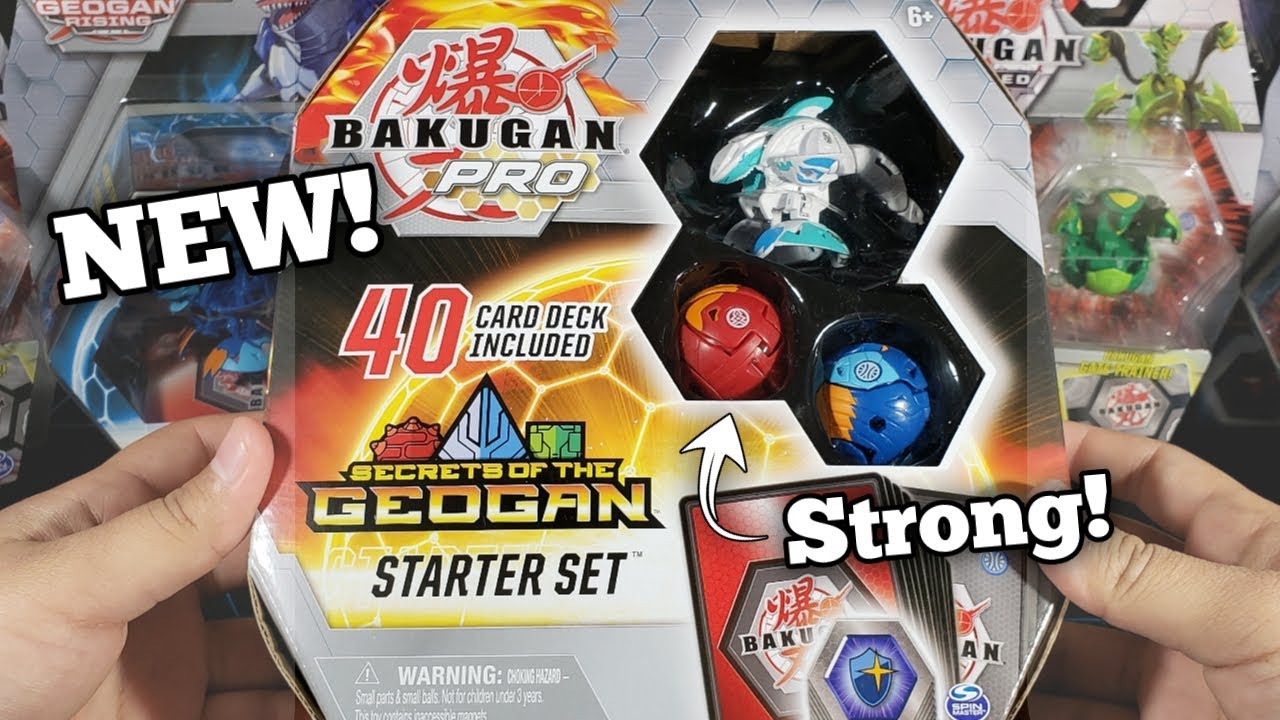 Bakugan Secrets Of The Geogan Haos Sharktar Ultra Starter Set Opening ...