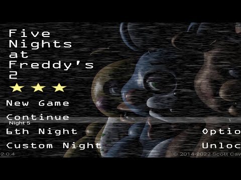 Fnaf 2 Android (v2.0.4) Custom night gameplay+cheats - YouTube