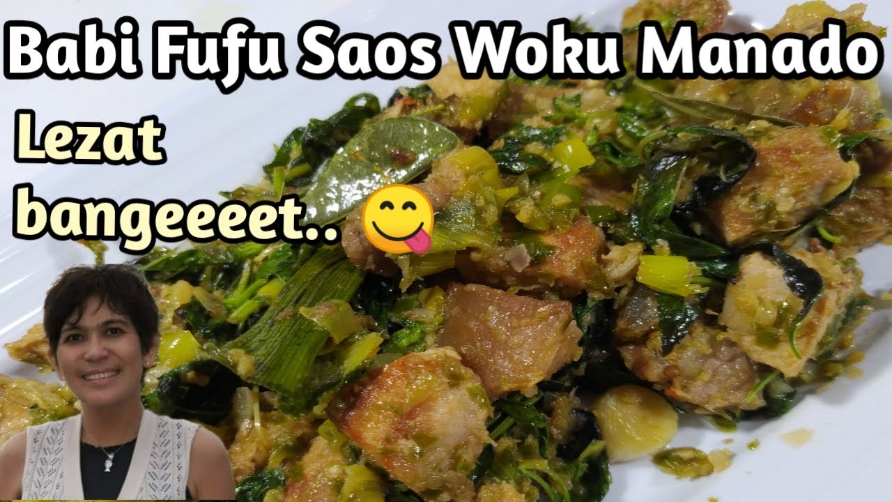 Resep Babi fufu saos woku Manado - YouTube