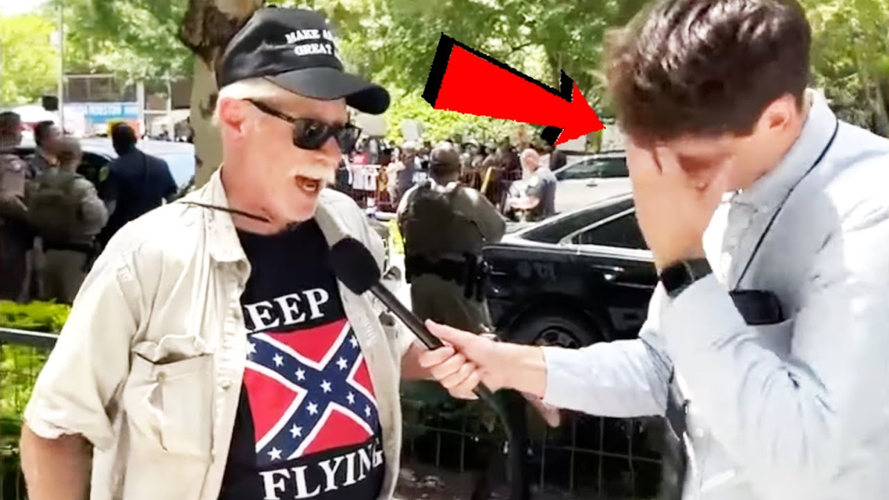 Comedian Melts His Brain Trying to Reason with MAGA Ghoul - YouTube