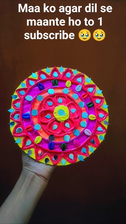 # beautiful lippan art 🎨🖌️# by crafter manvi sinha # trending Shorts 🤗🤗 - YouTube