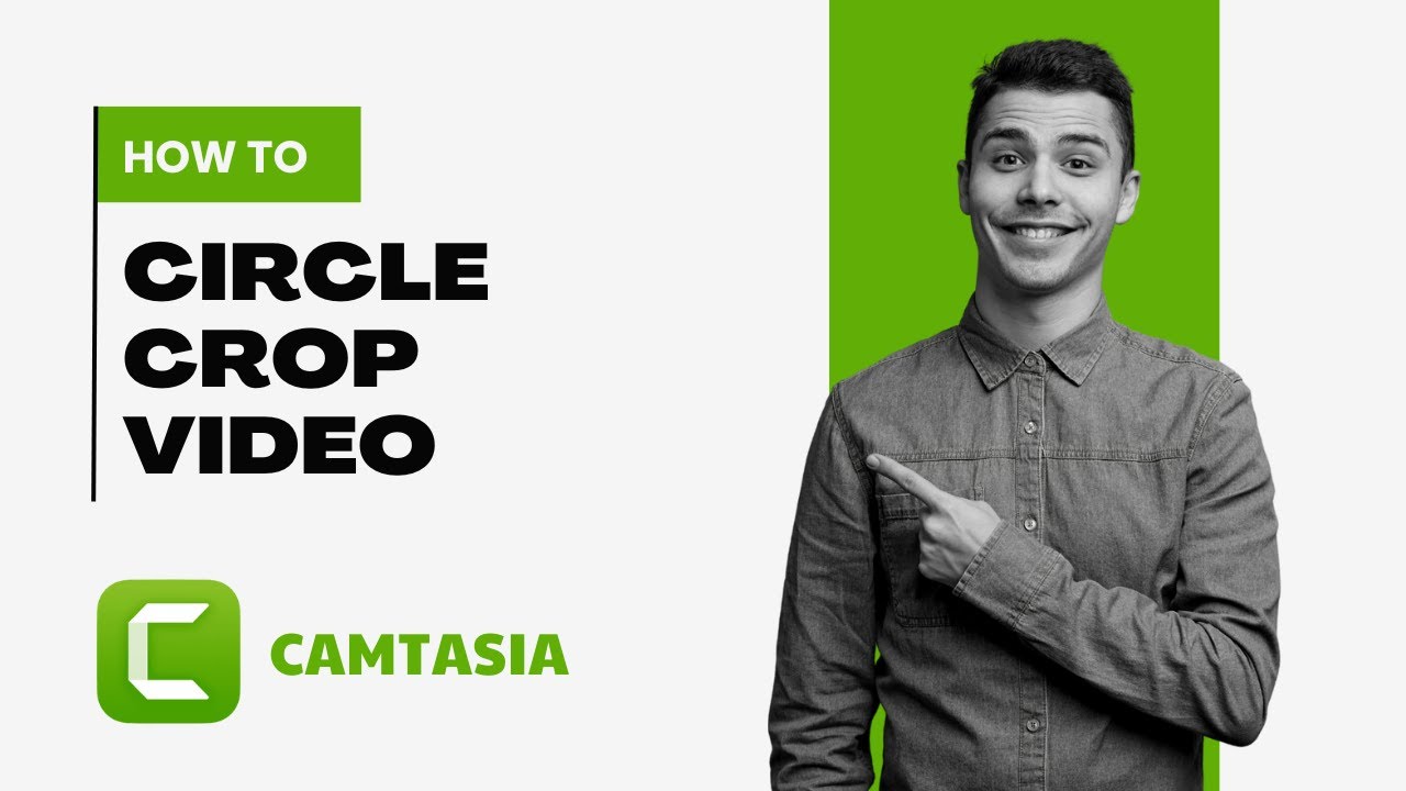 How to Circle Crop a Video or Talking Head Video and add a Border ...