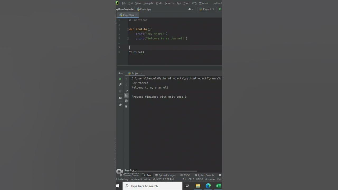 Python Functions Pythonforbeginners Pythonprogramming Pythontutorial Programming Youtube
