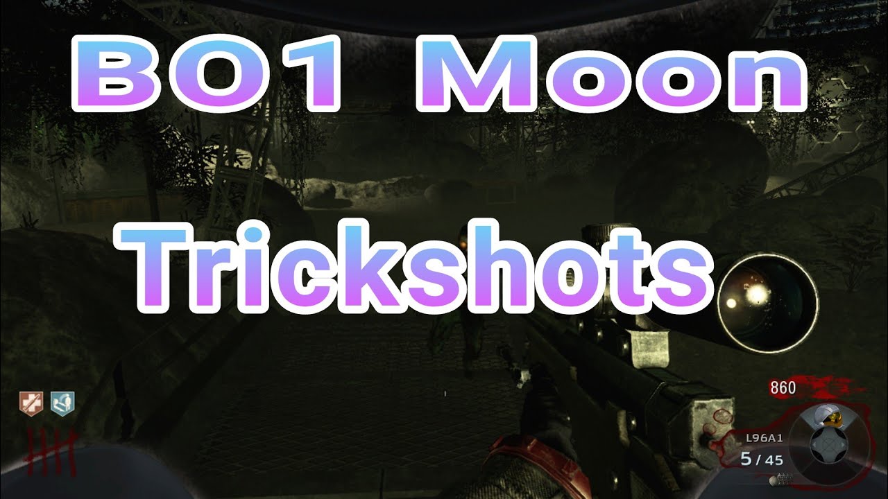 Trickshots I Hit On BO1 Moon - YouTube