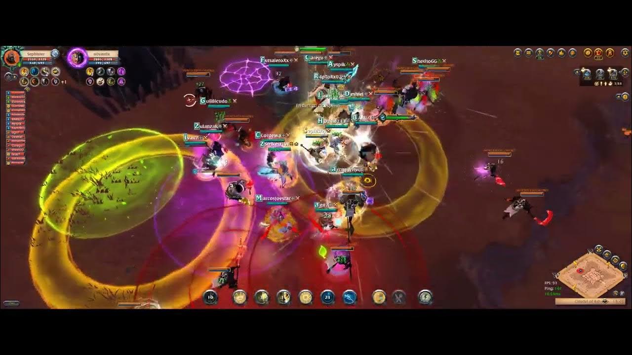 McN vs Rigel Orionis (Healer POV) - Gremio Monos con Navaja - Albion Online ZvZ - YouTube