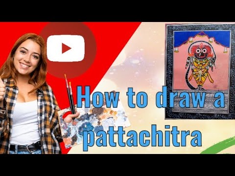 PATTACHITRA DRAWING EASY🥰#drawing #art #painting #viral #trend - YouTube