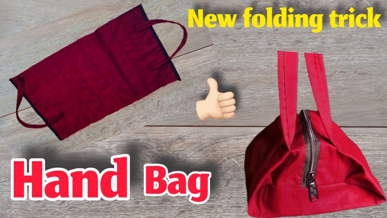 New folding trick handbag 👜 - YouTube