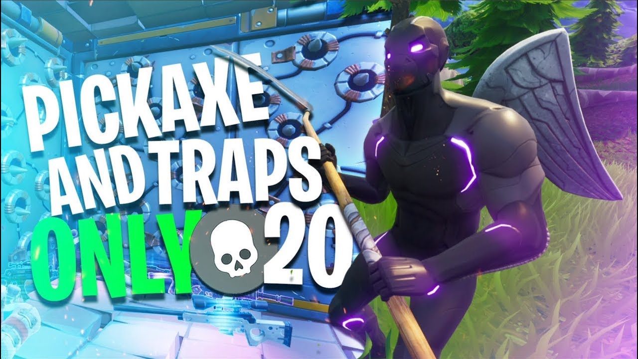 We *WON* with ONLY Pick Axes and Traps! - Fortnite Battle Royale - YouTube