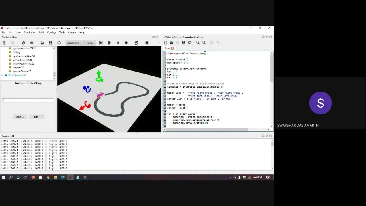 Cse461 Final Project Line Follower Robot Brac University Bracu Youtube