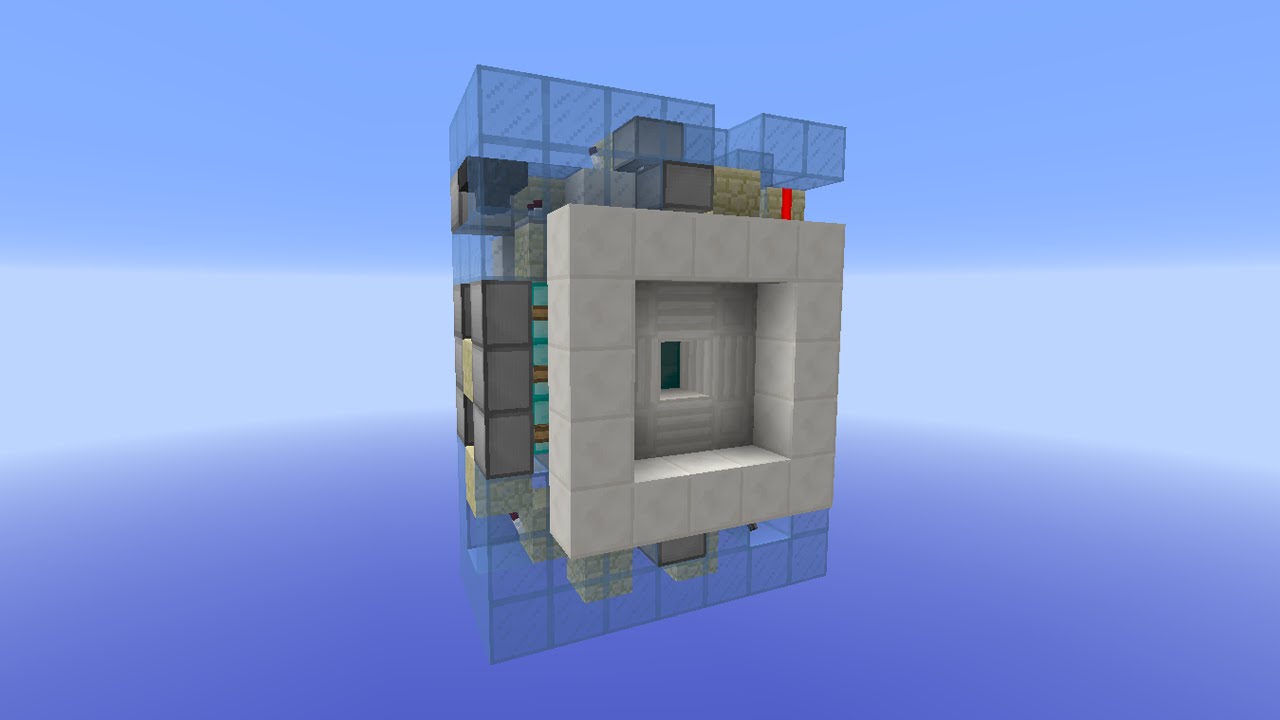 Minecraft 3x3 Vault Door [Tutorial] - YouTube