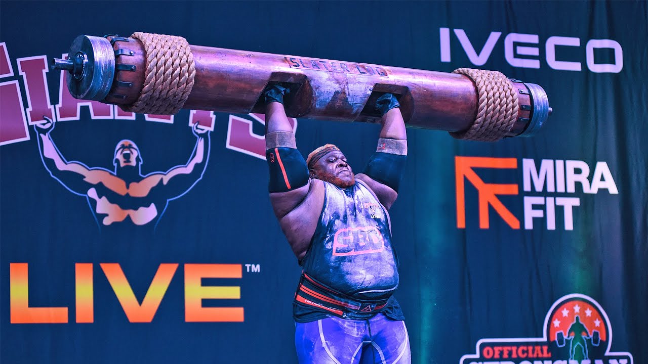 IRON BIBY | 231kg/509lb LOG LIFT WORLD RECORD - YouTube