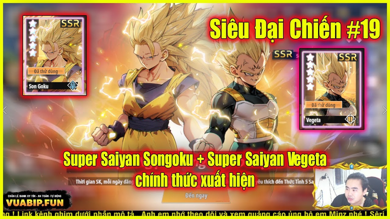 ღ Siêu Đại Chiến #19 Super Saiyan Songoku + Super Saiyan Vegeta chính ...