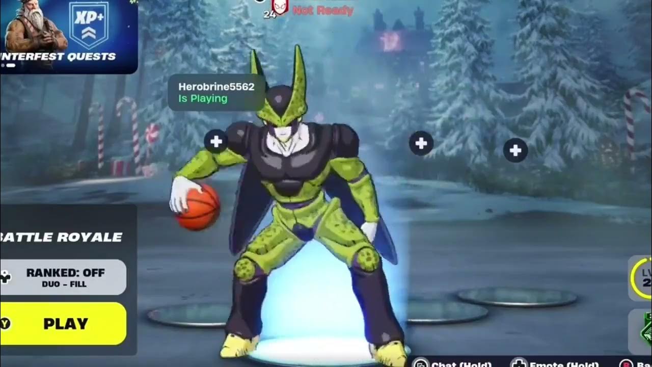 Perfect Cell ballin in Fortnite (real) - YouTube