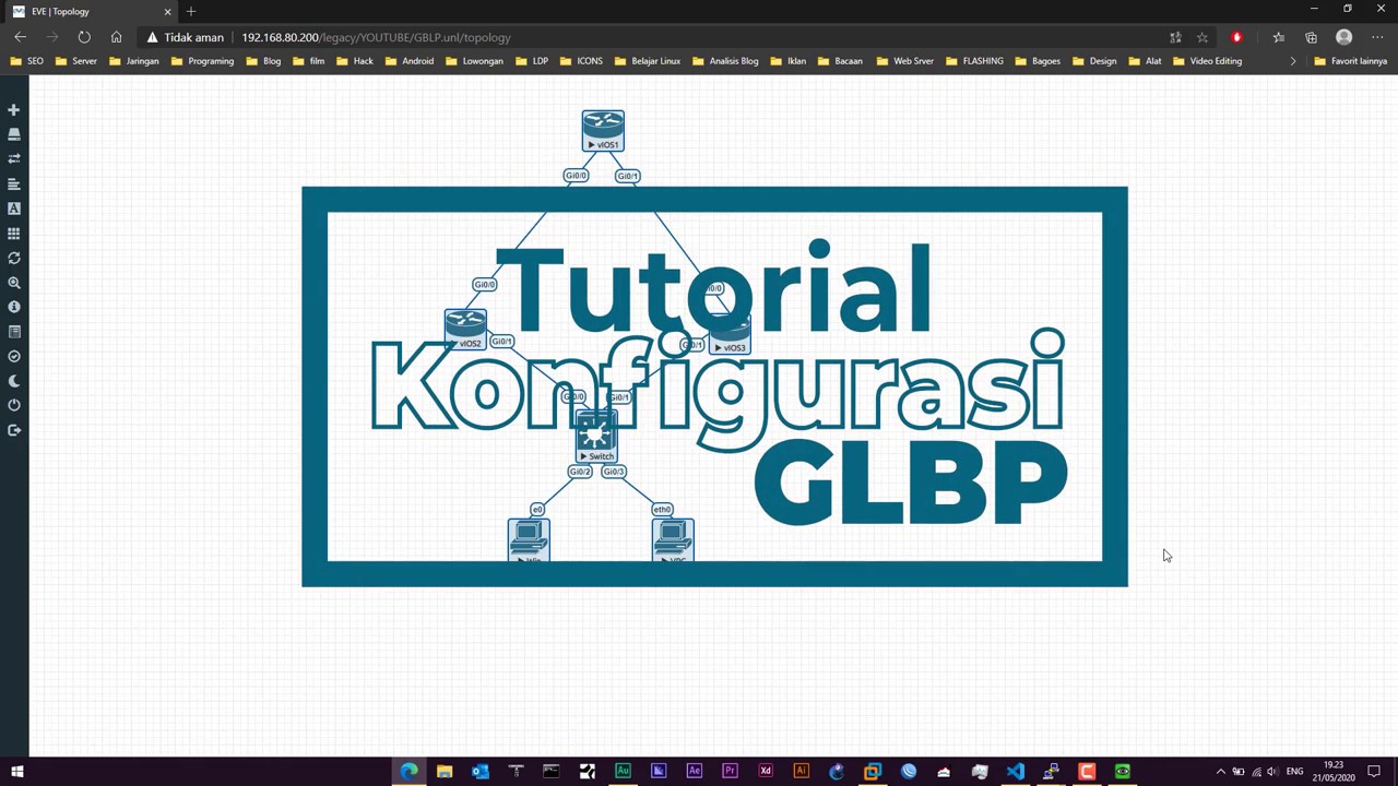 Konfigurasi GLBP (Gateway Load Balancing Protocol) di Cisco - YouTube