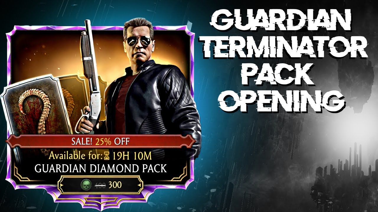 Guardian Terminator Pack Opening. MK Mobile. - YouTube