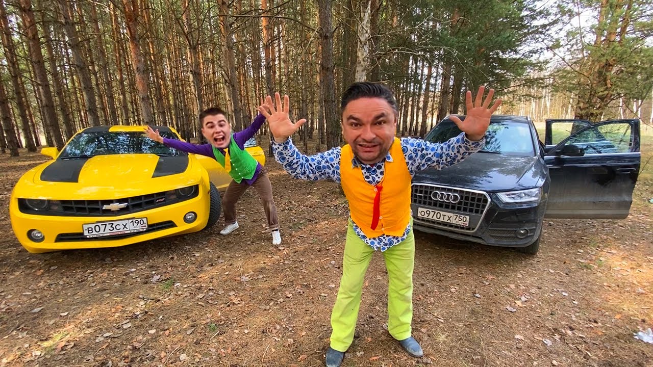 Mr. Joe TOWED Chevrolet Camaro on Audi Q3 & Mr. Joe hid Car Keys in ...