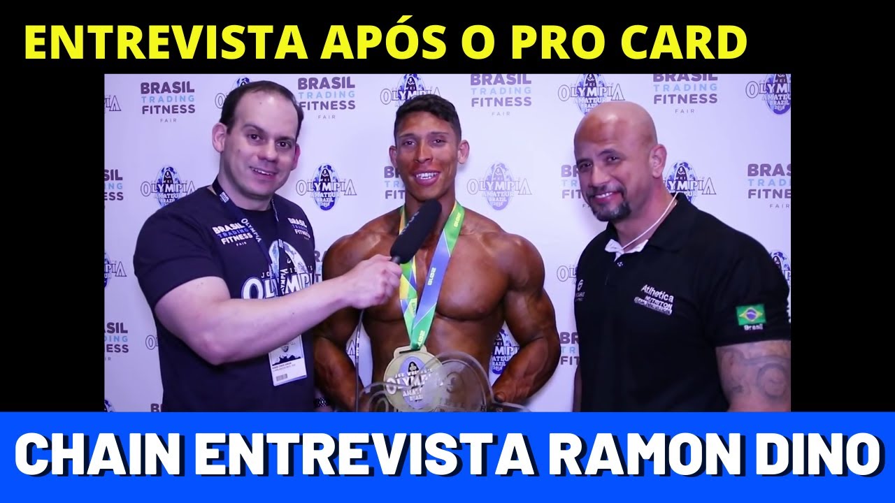 A PRIMEIRA ENTREVISTA DO RAMON DINO APÓS A CONQUISTA DO PRO CARD - YouTube