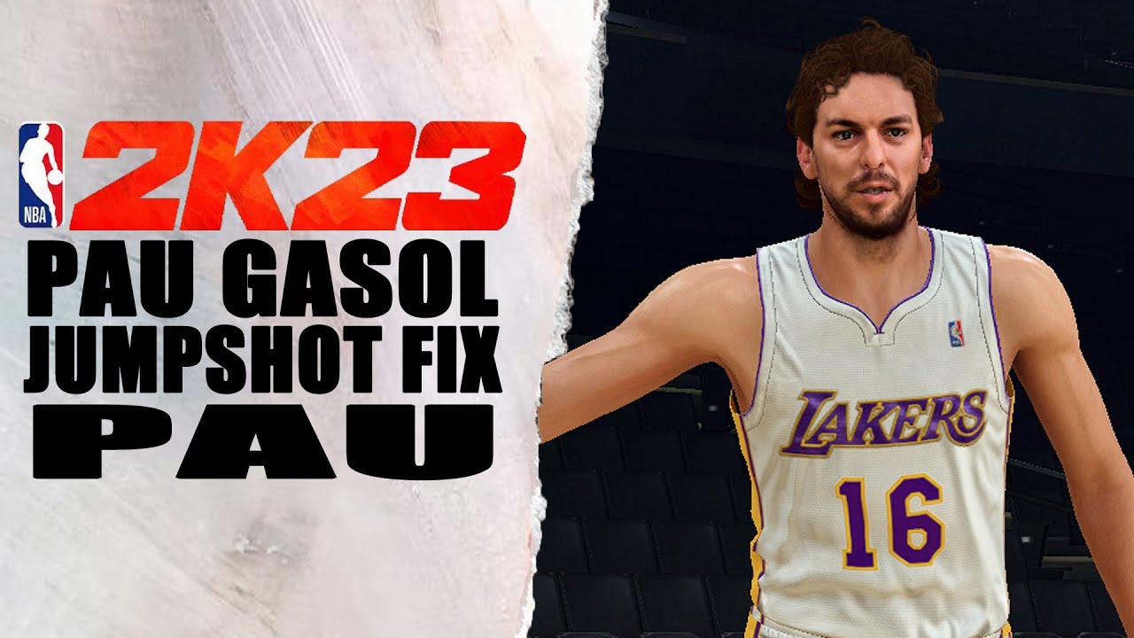 Paul Gasol Jumpshot Fix NBA2K23 - YouTube