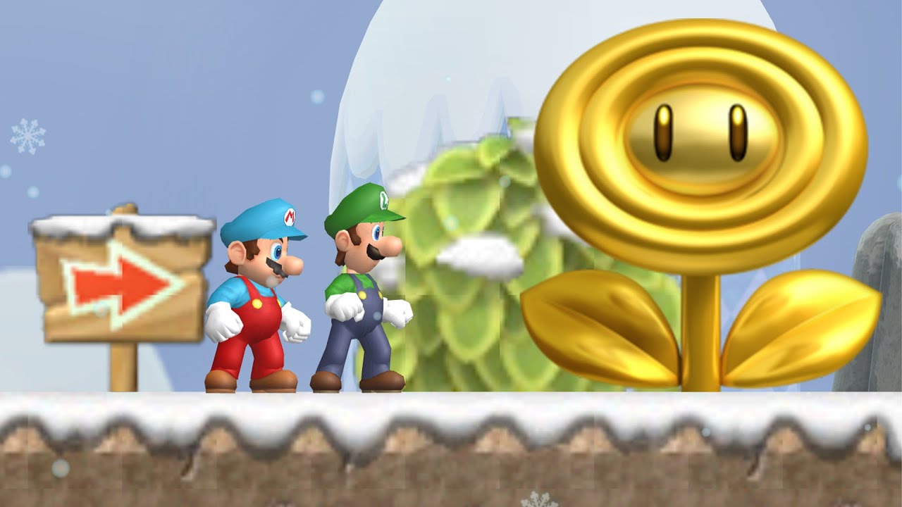 New Super Mario Bros. Ducktales Edition - 2 Player Co-Op Walkthrough ...