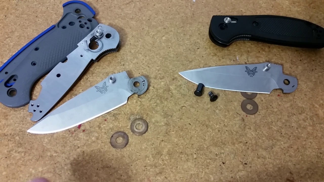 Benchmade Mini Grip: Dyed G10, Blade Swap, Reassembly Tutorial - YouTube