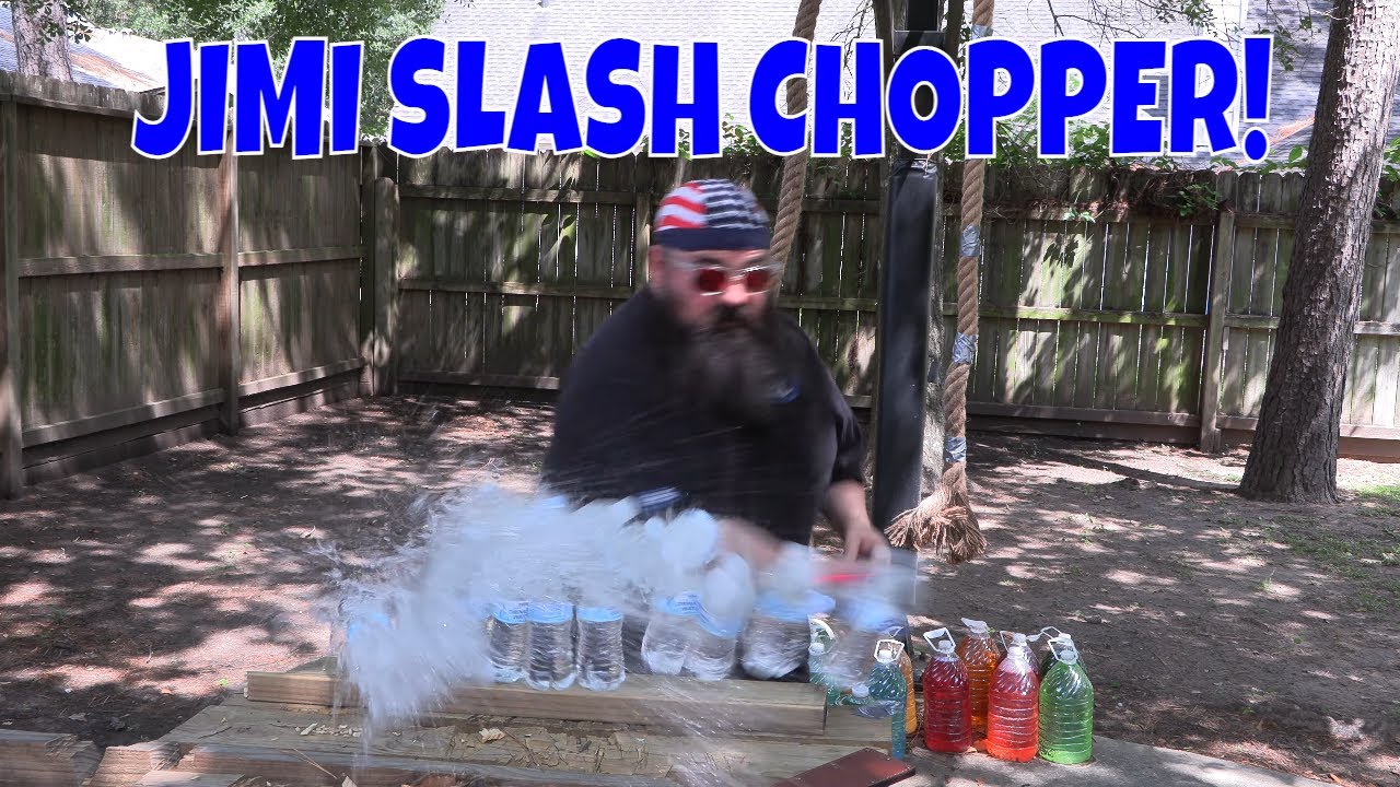 Cold Steel Competition Chopper Practice! - YouTube