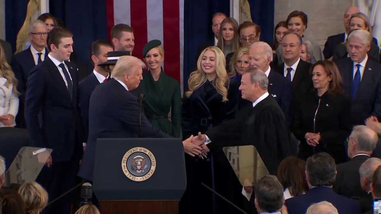 Inauguration of the 47th President - Donald J. Trump - YouTube
